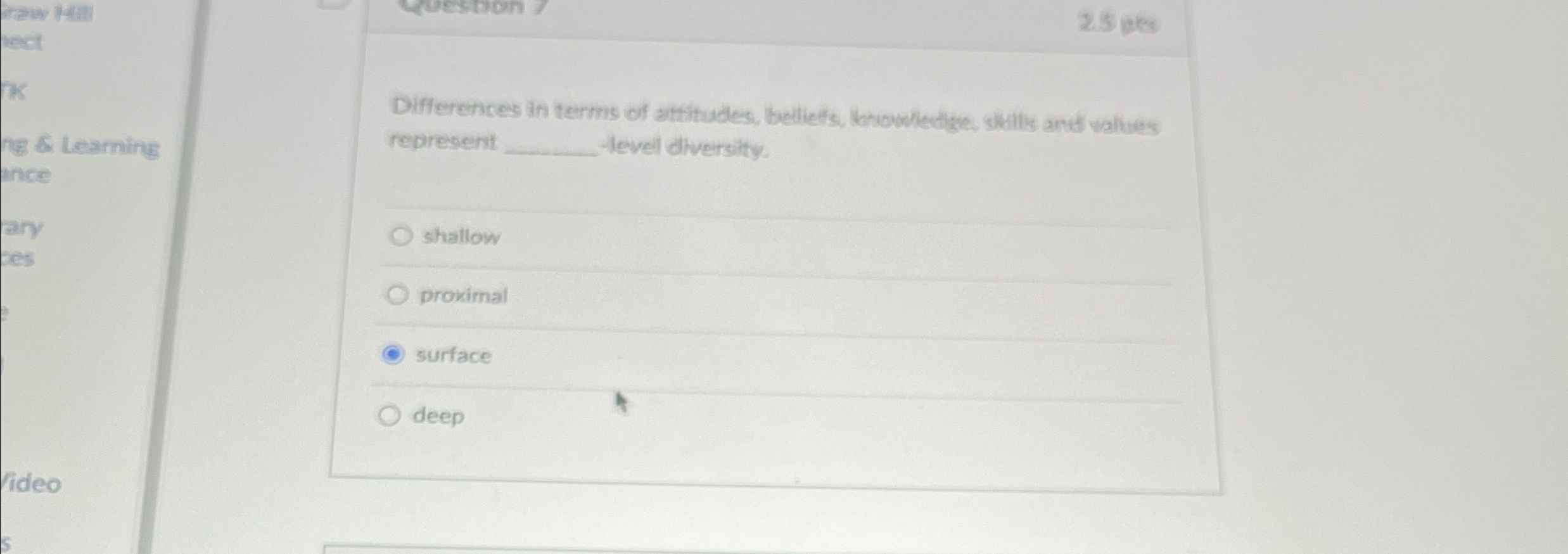 Solved Differences in terms of attitudes, beliefs, | Chegg.com
