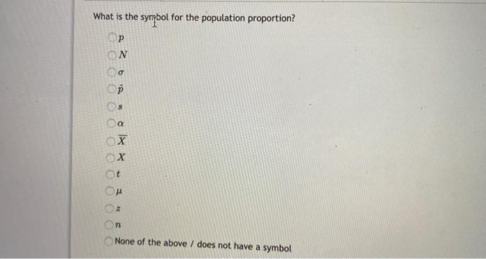 Solved What is the symbol for the sample variance? | Chegg.com