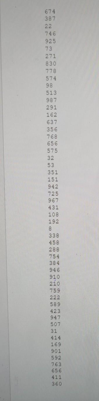 Solved assume a file containing a series of integers is | Chegg.com