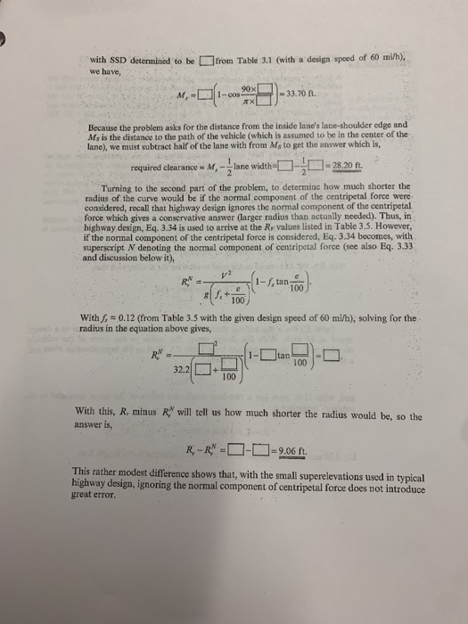 PRACTICE HORIZONTAL CURVE STATIONING. DESIGN SPEED, | Chegg.com