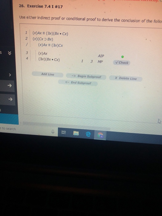 Solved use either indirect proof or conditional proof to | Chegg.com