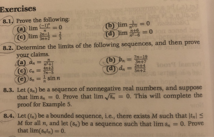 Solved i only need 8.1d, 8.4, and 8.2c. need to show clearly | Chegg.com