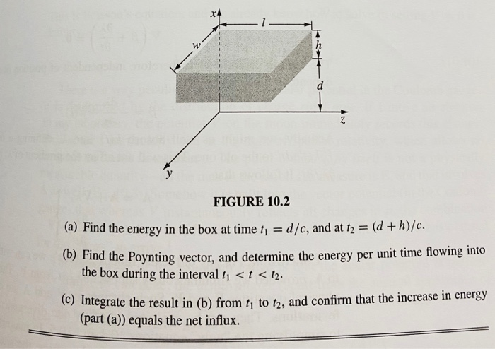 Solved Adv. electrodynamics Please help me answer 10.2 | Chegg.com