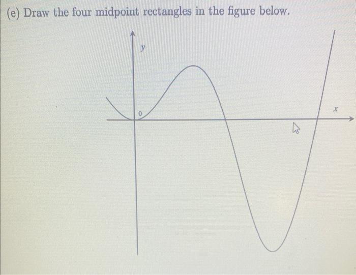 Solved Problem 6. Use n=4 midpoint rectangles to estimate | Chegg.com