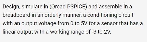 Solved Design, simulate in (Orcad PSPICE) and assemble in a | Chegg.com