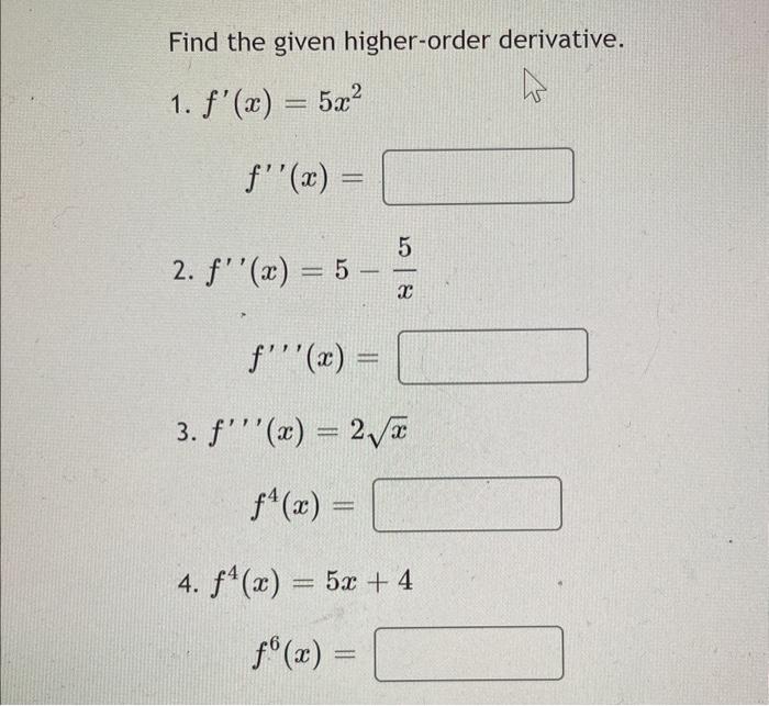 Solved Find the requested derivatives. f(x)=(x+7)4(x+8)4 | Chegg.com