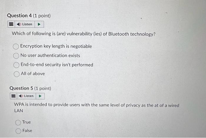 Solved Which of following is (are) vulnerability (ies) of | Chegg.com