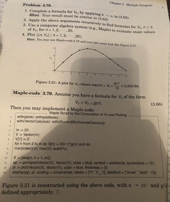 Project.2. The Volume of the Unit Ball in n- | Chegg.com