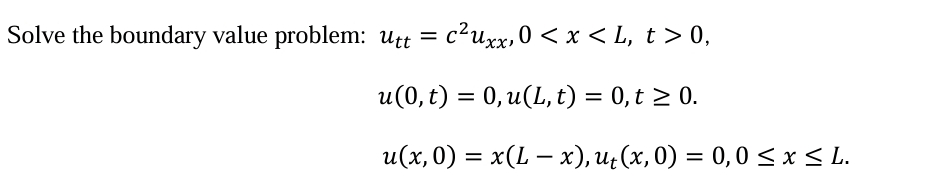 Solved Solve the boundary value | Chegg.com