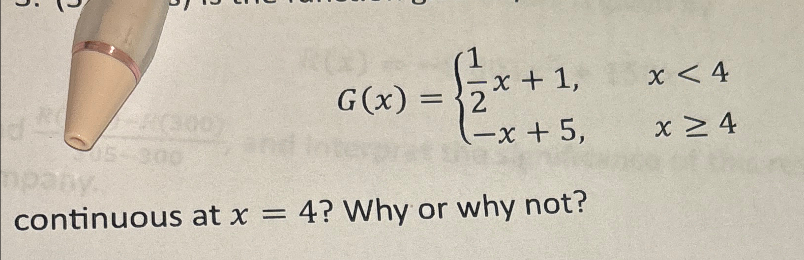 Solved G(x)={12x+1,x