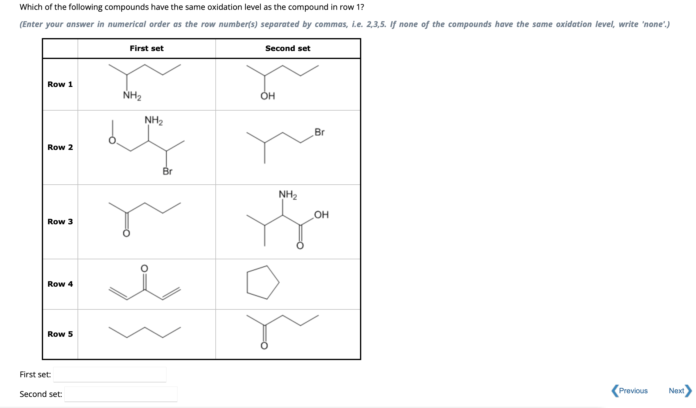 Solved Which of the following compounds have the same | Chegg.com