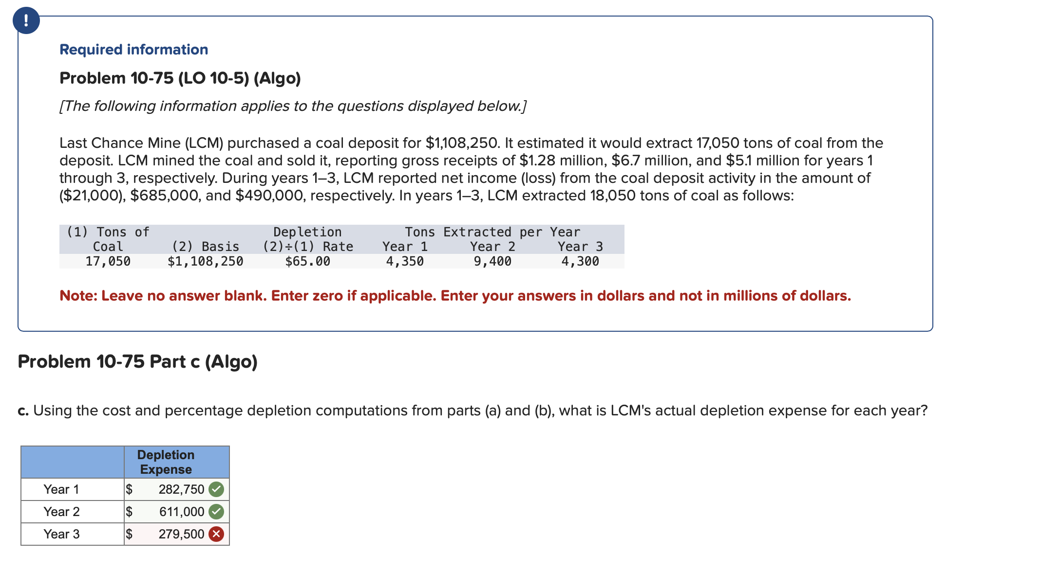 Solved Required informationProblem 10-75 (LO | Chegg.com
