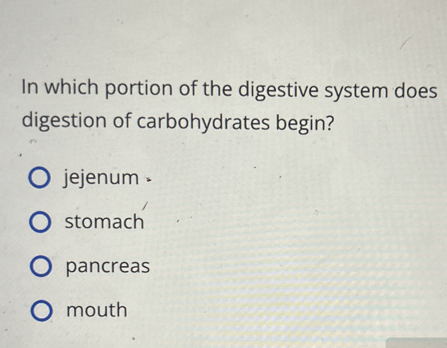 Solved In which portion of the digestive system | Chegg.com