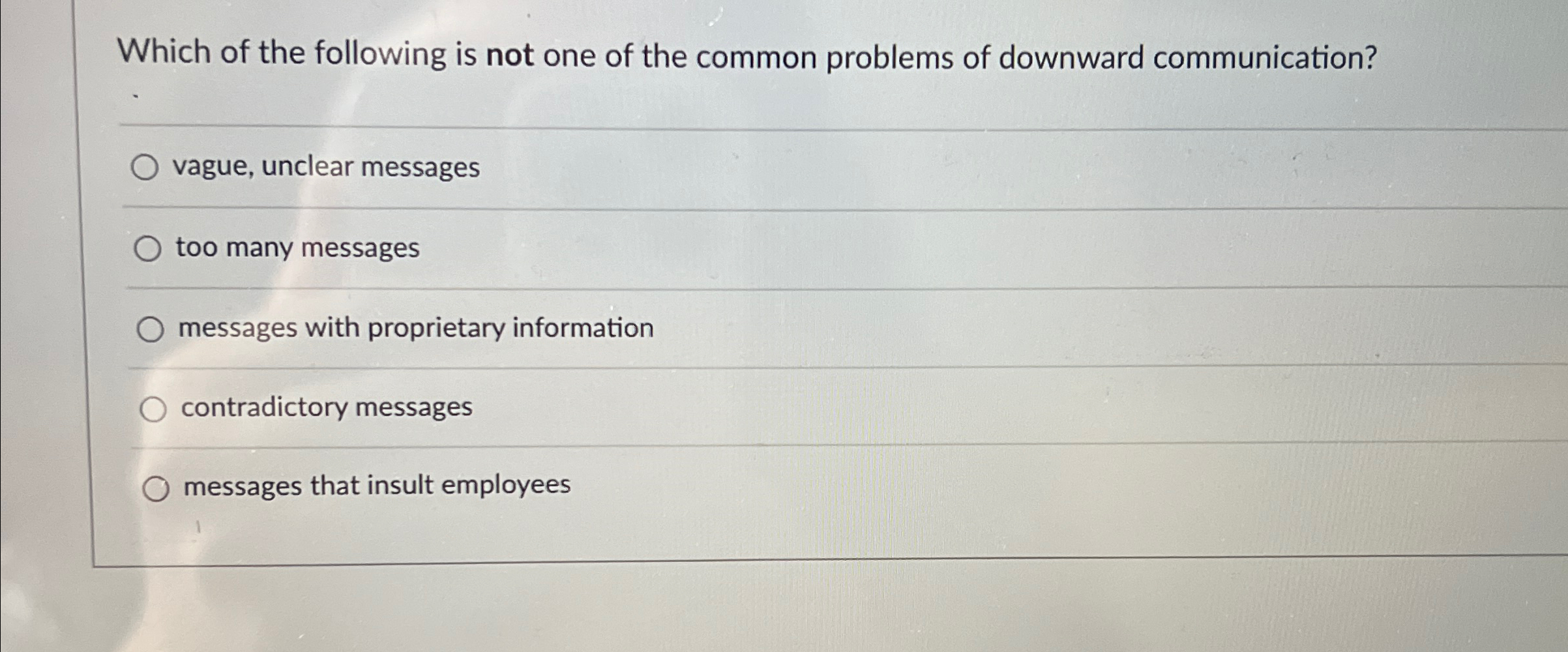 Solved Which of the following is not one of the common | Chegg.com