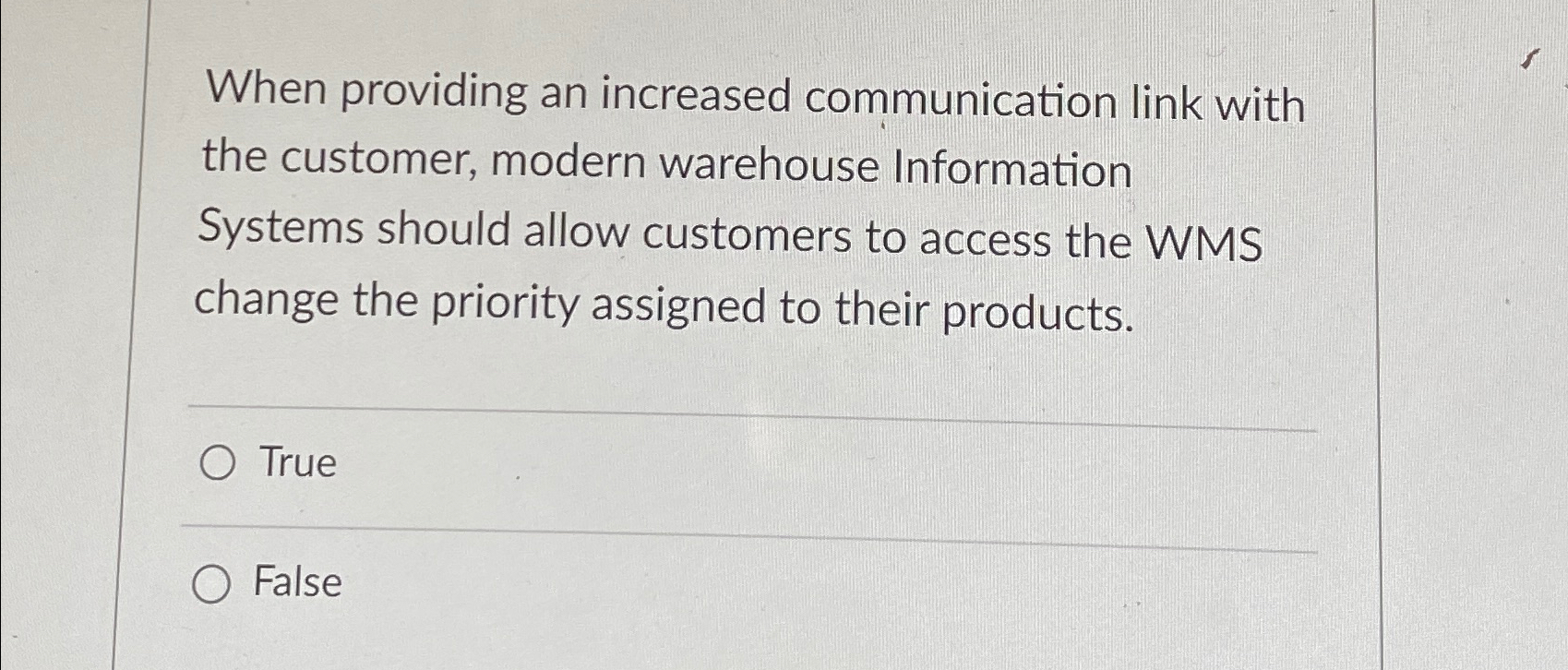 Solved When providing an increased communication link with | Chegg.com