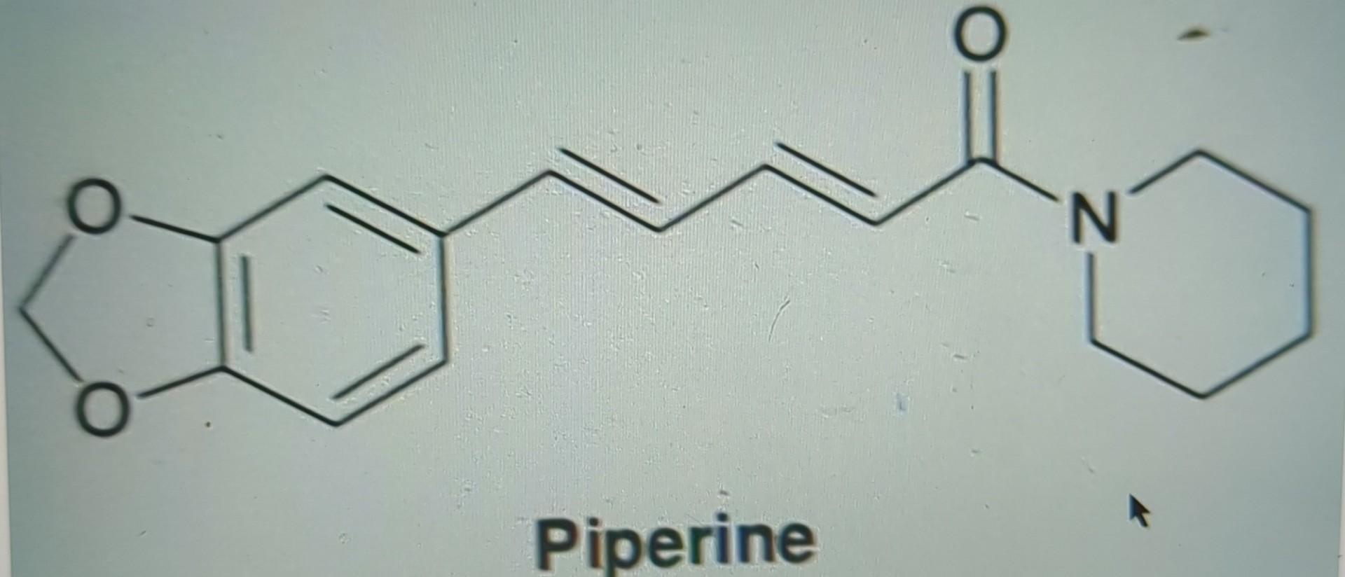 Solved i) Provide a brief overview of piperine biosynthesis | Chegg.com