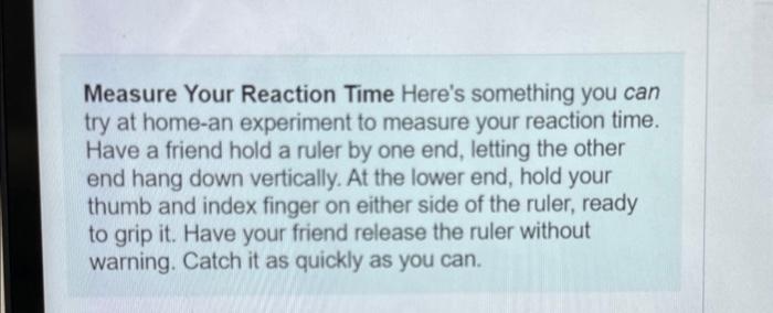 Solved if you catch the ruler 4.8 cm from the lower end, | Chegg.com