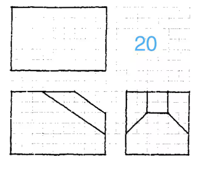 Solved Hand sketch the three standard views (front, ﻿top, | Chegg.com
