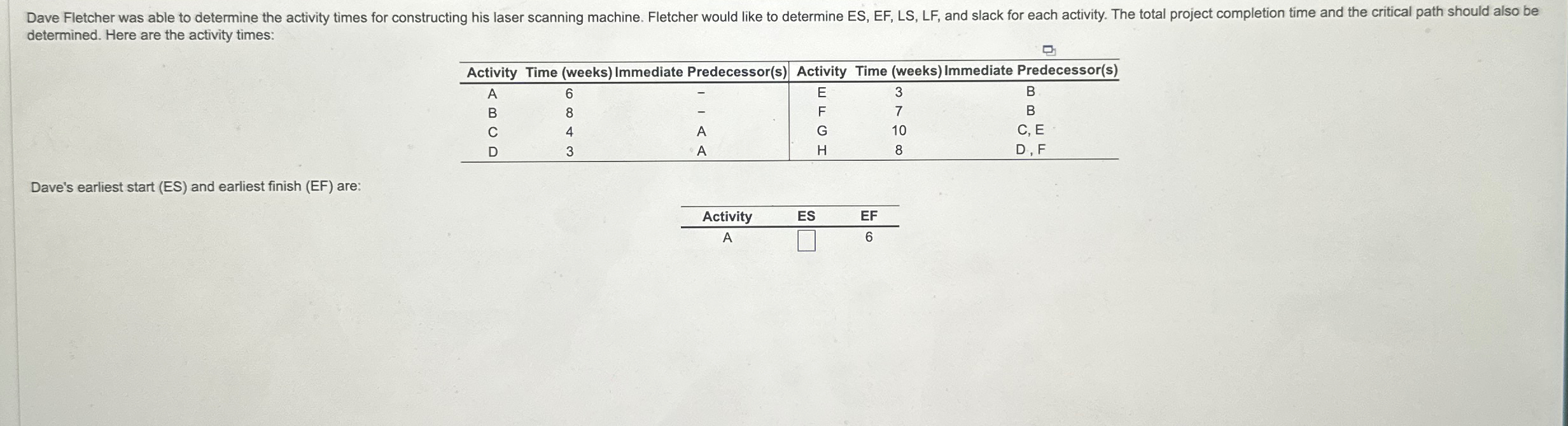 determined. Here are the activity | Chegg.com
