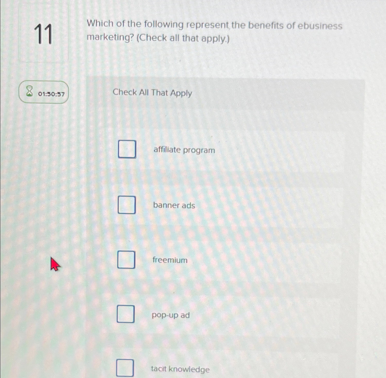 Solved 11Which of the following represent the benefits of | Chegg.com