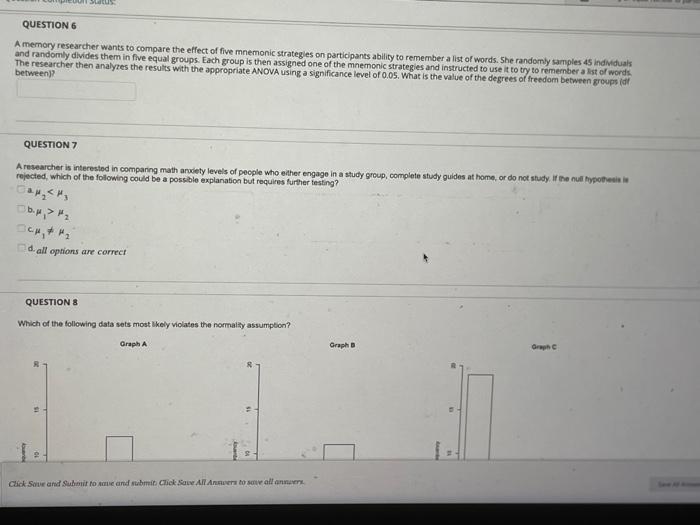Solved A memory researcher wants to compare the effect of | Chegg.com