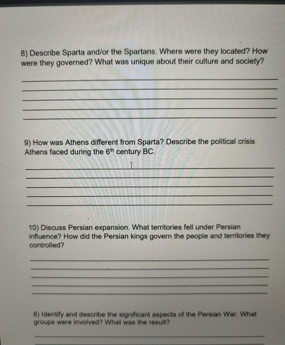 Solved 16 75% + ♡ Reading Questions: 1) Describe Minoan | Chegg.com