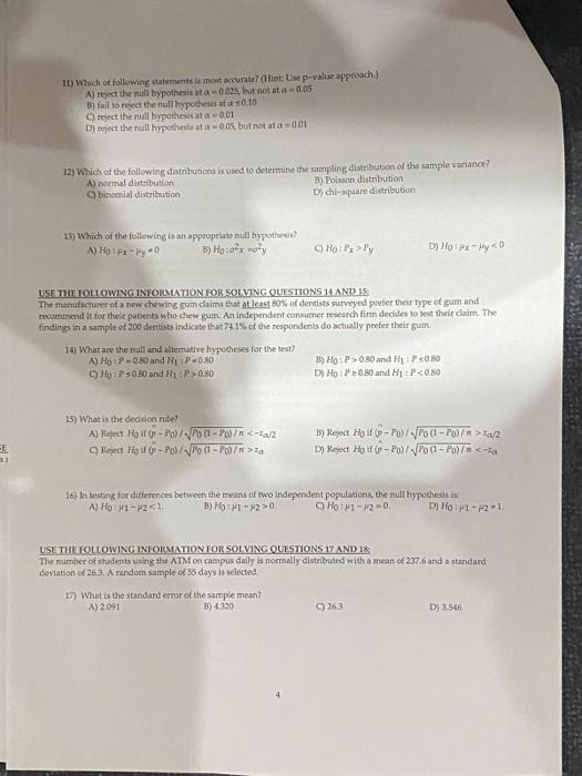 Solved THE FOLLOWING INFORMATION FOR SOLVING QUESTIONS 4, 5 | Chegg.com