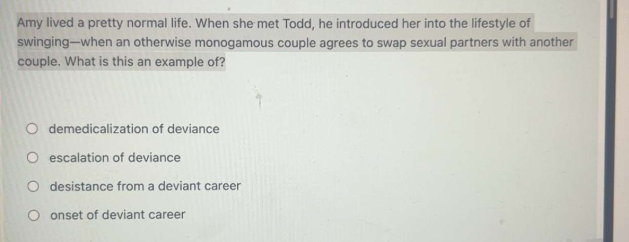 Solved Amy lived a pretty normal life. When she met Todd, he | Chegg.com