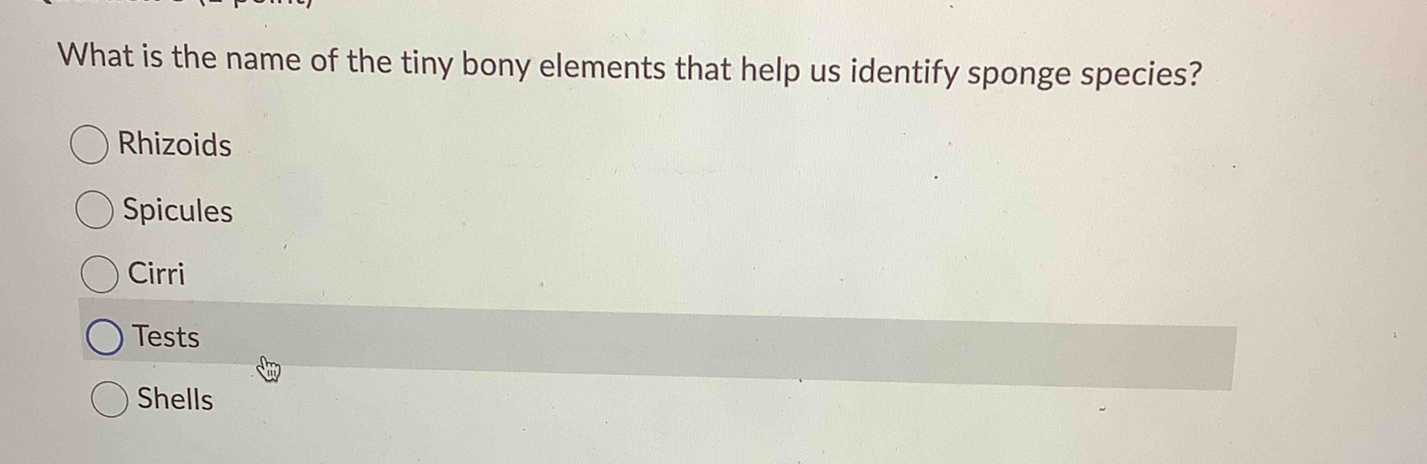 Solved What is the name of the tiny bony elements that help | Chegg.com