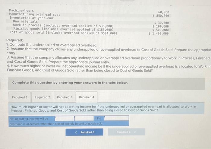 Solved Problem 3-12 (Static) Predetermined Overhead Rate; | Chegg.com