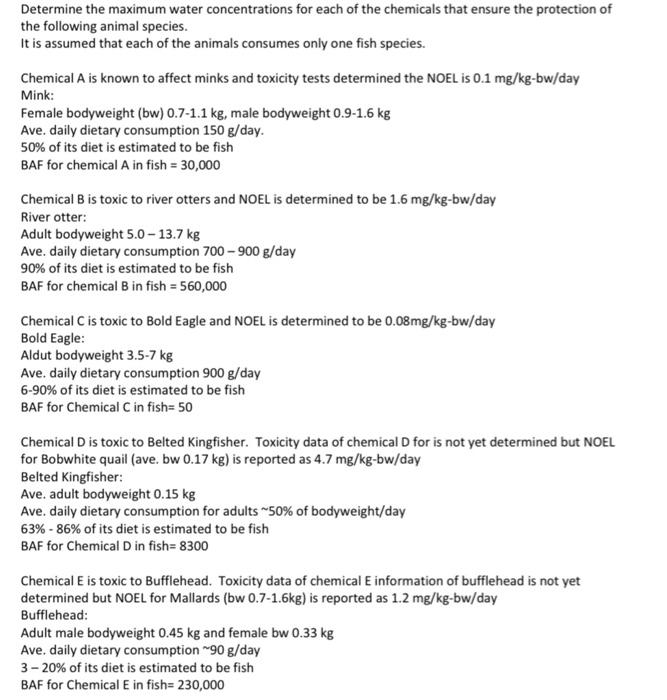 Solved Determine the maximum water concentrations for each | Chegg.com