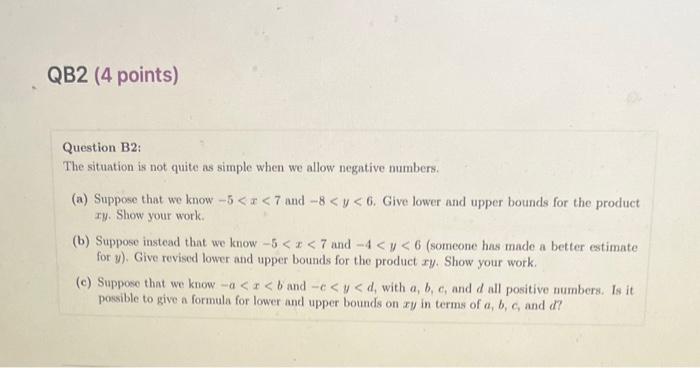 Solved Question B2: The situation is not quite as simple | Chegg.com