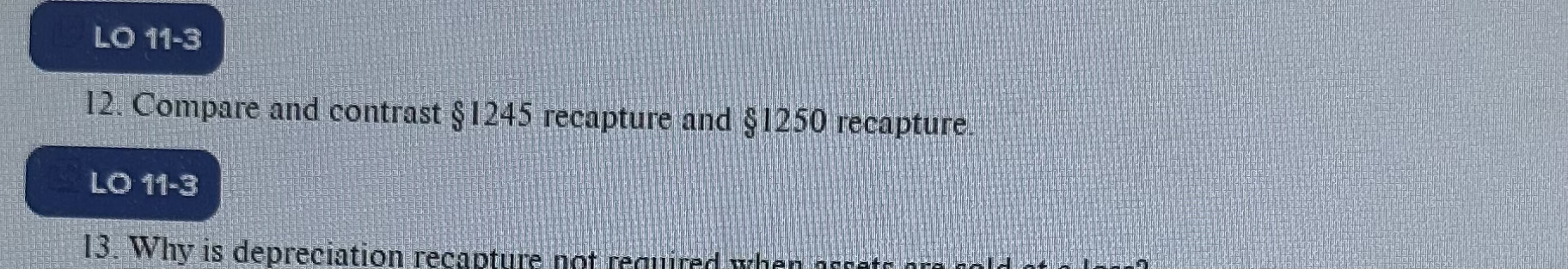 Solved Compare and contrast $1245 ﻿recapture and $1250 | Chegg.com