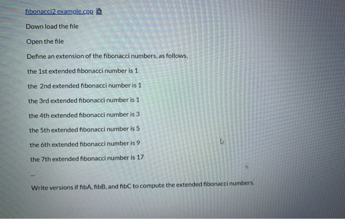 Solved fibonacci2 example.ckr Download the file Open the | Chegg.com