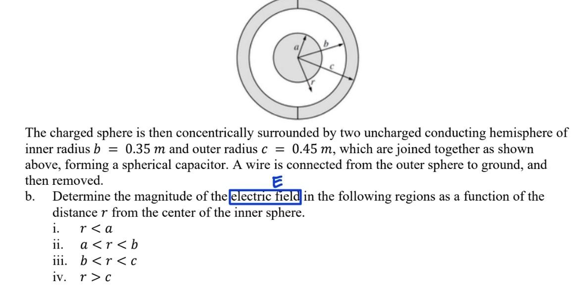 [2] As shown on the right, an isolated conducting | Chegg.com