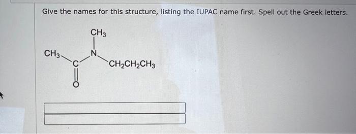 Solved Give the name(s) for the following structure. List | Chegg.com