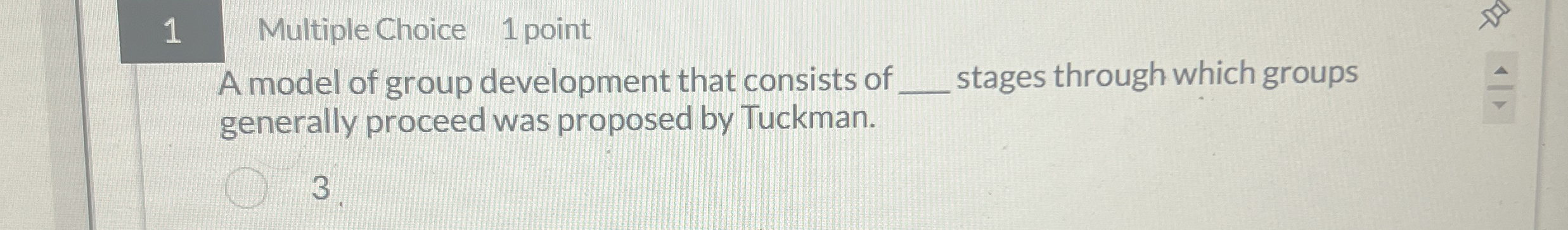 Solved 1 ﻿Multiple Choice 1 ﻿pointA model of group | Chegg.com