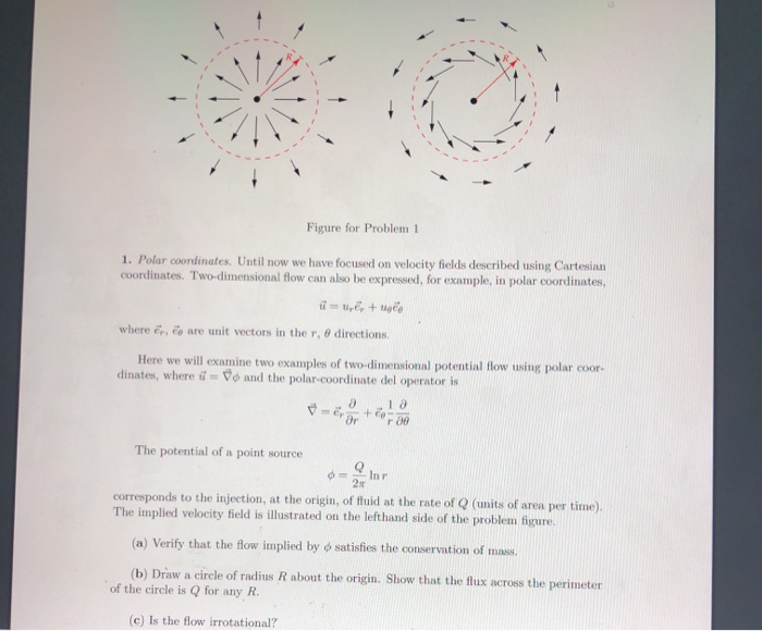 Figure for Problem 1 1. Polar coordinates. Until now | Chegg.com