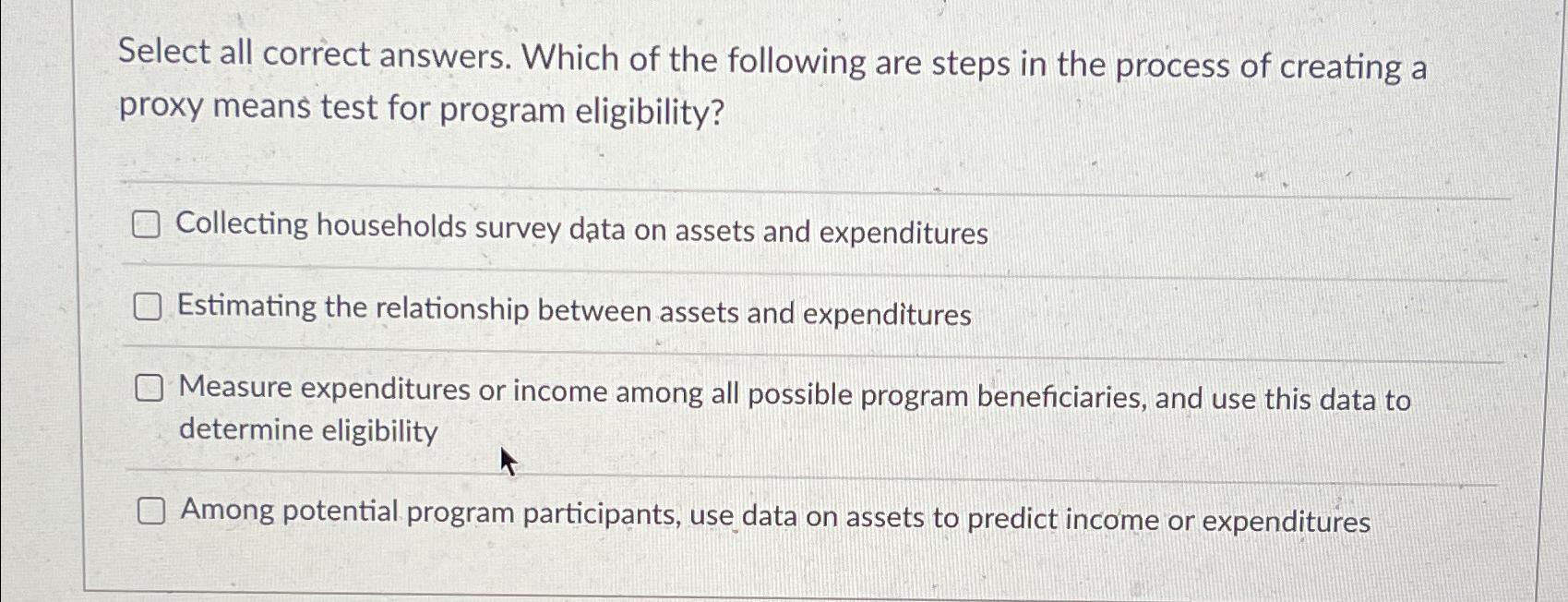 Solved Select all correct answers. Which of the following | Chegg.com