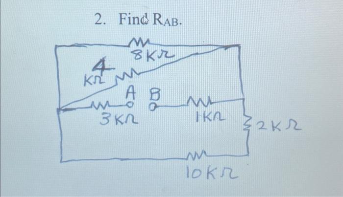 Solved 2. Find RAB. | Chegg.com