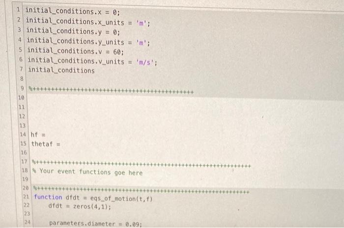 Solved Hello, I really need help with this MATLAB question | Chegg.com