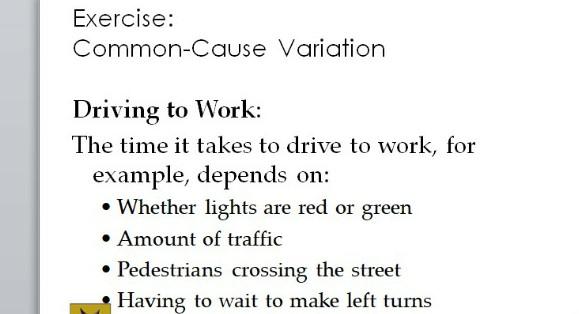 Solved Exercise: Common & Special Cause Variation As a | Chegg.com