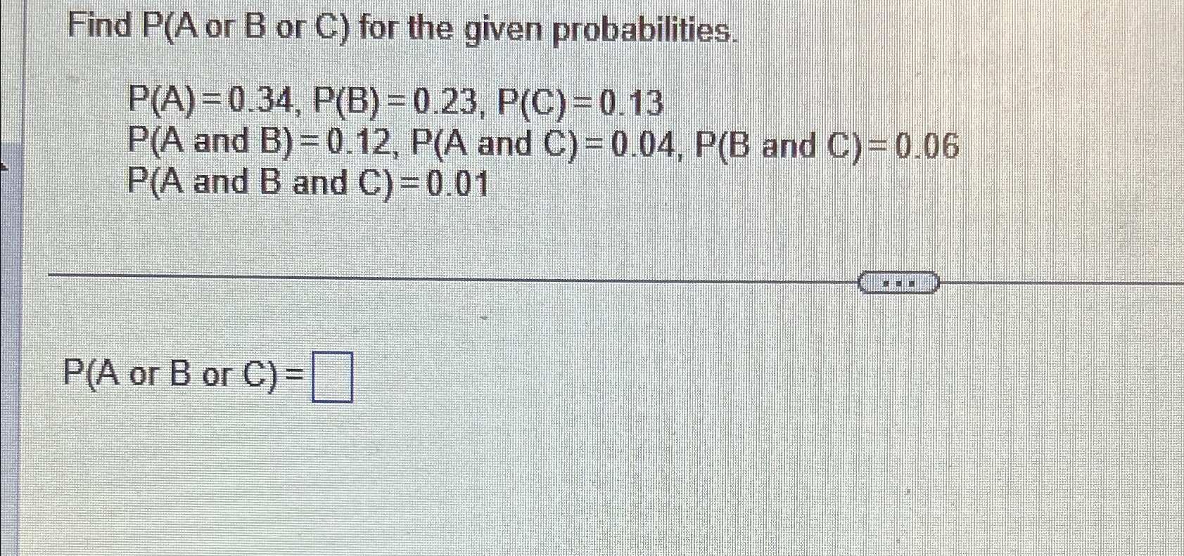 Solved Find or B ﻿or C ﻿for the given | Chegg.com