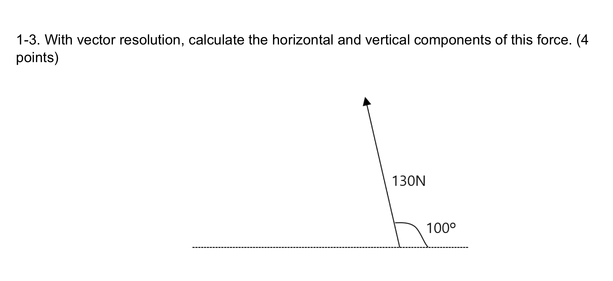 Solved How to solve 1-3. ﻿With vector resolution, calculate | Chegg.com
