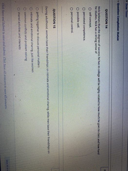 Solved Show Timer Question Completion Status: QUESTION 14 2 | Chegg.com