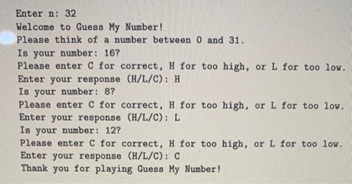 Solved Write A Java Class Called Guess My Number That 6058