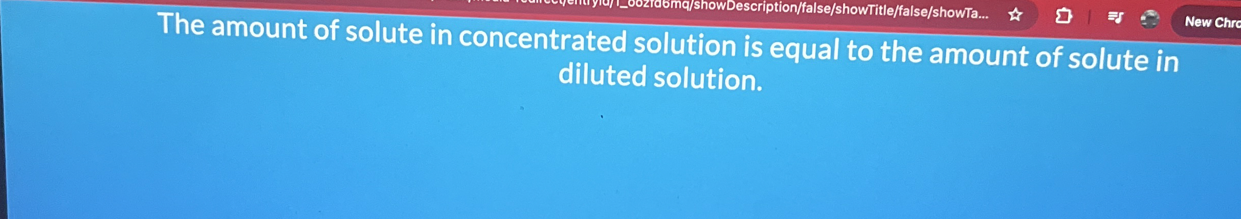 Solved The amount of solute in concentrated solution is | Chegg.com