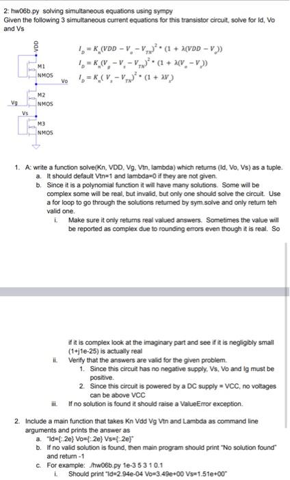 Solved HWO6a.py Solving transcendental equations with scipy: | Chegg.com