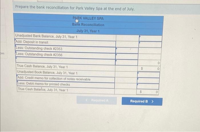 Solved The following is a list of checks and deposits | Chegg.com