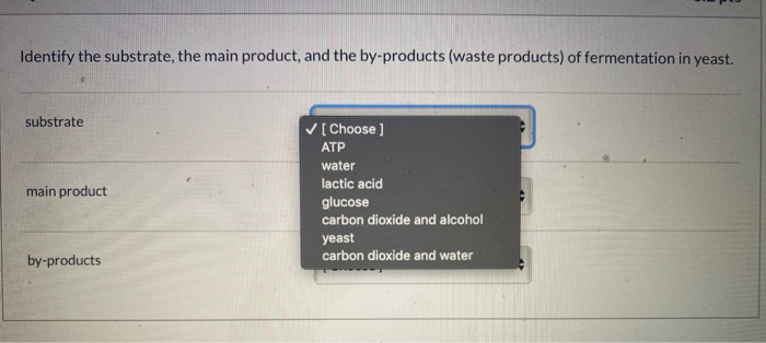 Solved Identify the substrate, the main product, and the | Chegg.com